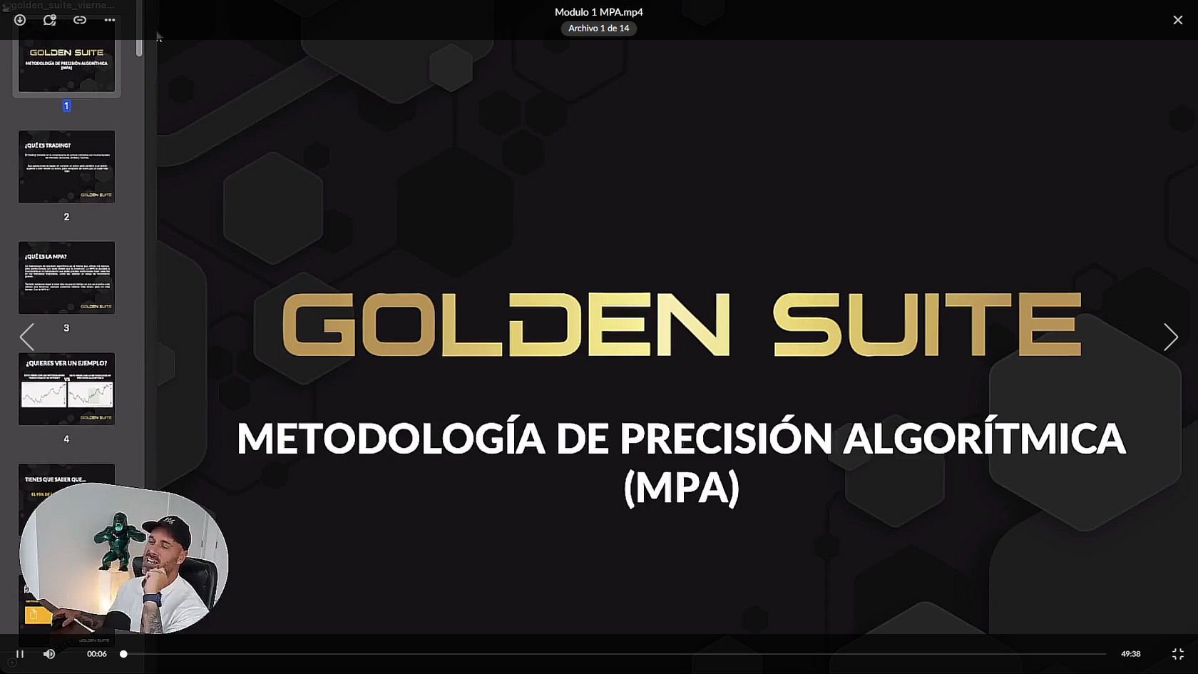 Curso Metodología de Precisión Algorítmica MPA Mr Isaac Ramírez Trader ...